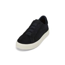 Marc O'Polo MARC O'POLO Herren Sneaker "aus Veloursleder", Gr. 45, blau, Obermaterial: 100% Leder (Rind), unifarben, Schuhe