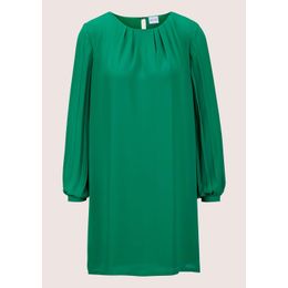 Madeleine Mode MADELEINE Damen Sommerkleid "Kleid Elegantes, gerades Langarmkleid", gr&uuml;n, Modern, Gr. 38, Obermaterial: 100% Polyester PES., Kleider