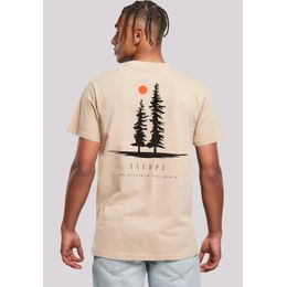F4NT4STIC Herren T-Shirt "Escape Discover the World Pinetree", beige, Gr. L, Obermaterial: 100% Baumwolle, Shirts, Discover the World