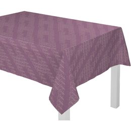 Tischdecke Adam, B:145cm L:250cm, lila, Bio-Baumwolle, Tischdecken, "Argentinian Criolla", aus 100% Bio-Baumwolle