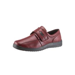 CLASSIC Herren Klettschuh, Gr. 41, rot, Glattleder, Schuhe
