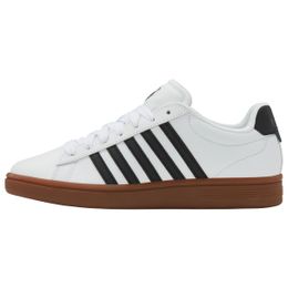 K-Swiss Herren Sneaker "Court Tiebreak II", Gr. 42, wei&szlig;, Leder, Schuhe