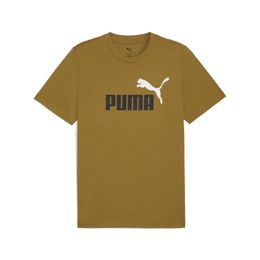 Puma Herren T-Shirt "Essentials 2 Colour No. 1 Logo T-Shirt Herren"honey butter braun, Gr. XS, clean, Obermaterial: 100% Baumwolle; Rippe: 80%