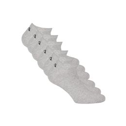 Fila Herren Sneakersocken "Socken 6er Pack", Gr. 39, grau, Obermaterial: 75% Baumwolle CO. 23% Polyester PES. 2% Elasthan EL., Socken