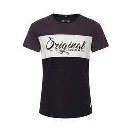 Blend Herren Rundhalsshirt "Rundhalsshirt BHNero", schwarz, Gr. L, Obermaterial: 100% Baumwolle CO., Shirts