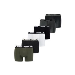 Puma Herren Boxershorts "Boxershort Basic Boxer 6er Pack", Gr. XL, bunt, Obermaterial: 95% Baumwolle CO. 5% Elasthan EL., Unterhosen