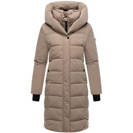 Navahoo Damen Steppmantel "Laubzauber 14", beige, Gr. XXL, Obermaterial: 100% Polyester; Innenfutter: 100% Polyester; Wattierung: 100% Polyester;