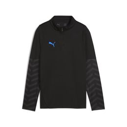 Puma Jungen Sweatjacke "IndividualCUP Fußballtop Jugendliche", weiß, Gr. 116, Obermaterial: 100% Polyester, Sweatjacken