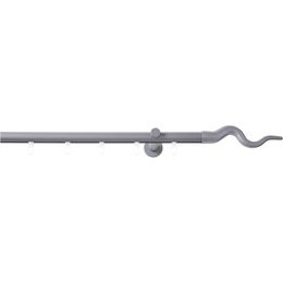 Innenlaufschiene GOOD LIFE, L:160cm &Oslash;:20mm, grau, Aluminium, Metall, Gardinenstangen, "Sepa"
