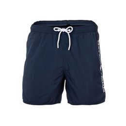 Emporio Armani Herren Badeshorts "Badeshorts Embroidery Logo 1er Pack", blau, Gr. M, Obermaterial: 100% Polyamid PA. Futter: 100% Polyester PES.,