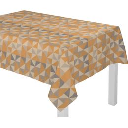 Tischdecke Adam, B:145cm L:220cm, gelb, Bio-Baumwolle, Tischdecken, "Bio Bel", aus 100% Bio-Baumwolle