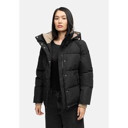 Marikoo Damen Winterjacke "Omariaa", schwarz, Gr. S, Obermaterial: 100% Polyester; Futter: 100% Polyester; Wattierung: 100% Polyester; Ärmelfutter: