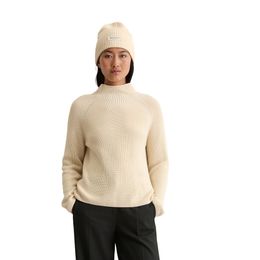 Marc O'Polo MARC O'POLO Damen Strickpullover, transparent, Gr. XL, Strick, Obermaterial: 100% Baumwolle, Pullover