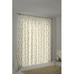 Vorhang Adam, B:145cm H:175cm, rosa, Jacquard, Baumwolle (Bio-Baumwolle), Wohnzimmer, Gardinen, "Ballerina", aus 100% Bio-Baumwolle