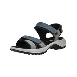 IMac Damen Sandale "IMac Sandalen Leder", Gr. 37, blau, Leder, Schuhe