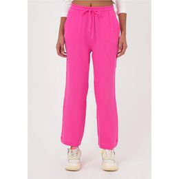 FRESHLIONS Damen 7/8-Hose "Mila", pink, Gr. XL, unifarben, 100% Baumwolle, Hosen, im klassischen Design