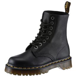 Dr. Martens Damen Schn&uuml;rboots "Pascal", Gr. 42, schwarz, Leder, Schuhe, Plateau, High Top-Sneaker, Freizeitschuh mit Anziehlasche