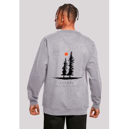 F4NT4STIC Herren Sweatshirt "Escape Discover the World Pinetree", grau, Gr. XXL, Obermaterial: 50% Baumwolle, 50% Polyester, Sweatshirts, Discover