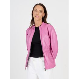 JCC Damen Lederjacke "3102223", lila, Gr. 36, Obermaterial: 100% Lammleder; Innenfutter: 100% Polyester, Jacken