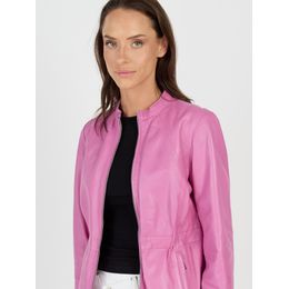 JCC Damen Lederjacke "3102223", lila, Gr. 36, Obermaterial: 100% Lammleder. Innenfutter: 100% Polyester, Jacken