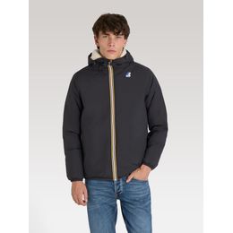 K-way Herren Arbeitsjacke "K-way Funktionsjacke LE VRAI 4.0 CLAUDE ORSETTO"schwarz pure, Gr. M, Obermaterial: 100% Nylon, Füllung: 100% Polyester;