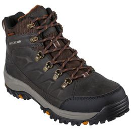 Skechers Herren Outdoorschuh "RELMENT", Gr. 48,5, braun, Lederimitat, Schuhe, mit wasserabweisender Membrane