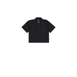 Damen Print-Shirt "Short Sleeve Cargo Shirt W", schwarz, Gr. M, Alpha Industries, Obermaterial: 100% Baumwolle, Shirts