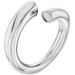 Calvin Klein Damen Fingerring "CK SPIRAL", 54, Edelstahl, 11mm, silber, Edelstahl, Fingerringe