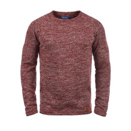 Blend Herren Strickfleece-Pullover "Strickpullover BHDan", rot, Gr. XXL, Obermaterial: 50% Baumwolle CO. 50% Polyacryl PAN., Pullover
