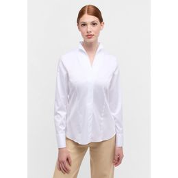Eterna Damen Hemdbluse "REGULAR FIT", wei&szlig;, Gr. 44, 95% Baumwolle, 5% Elasthan, Blusen, EASY IRON (b&uuml;gelleicht)