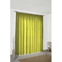 Vorhang WIRTH, B:132cm H:245cm, gr&uuml;n, Jacquard, Polyester, Wohnzimmer, Gardinen, "Felsted"
