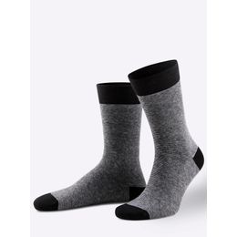 w&auml;schepur W&Auml;SCHEPUR Damen Socken, Gr. 2, schwarz, 75% Baumwolle, 23% Polyamid, 2% Elasthan, Socken
