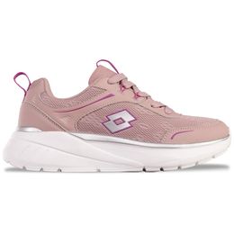 Lotto Damen Sneaker, Gr. 37, rosa, Kunstfaser, Synthetik, mehrfarbig, Schuhe, - mit extra bequemer Memory Foam Innensohle