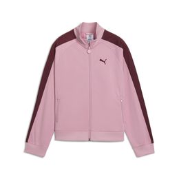 Puma Jungen Sweatjacke "T7 ALWAYS ON Trainingsjacke M&auml;dchen", rosa, Gr. 164, Obermaterial: 100% Polyester; Rippe: 2% Elasthan, 98% Polyester,