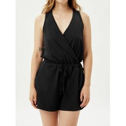Damen Jumpsuit "Girlfriend Collective one-piece suit Reset"schwarz, Gr. L, Girlfriend Collective, Obermaterial: 91% Polyester, 9% Elasthan, Overalls