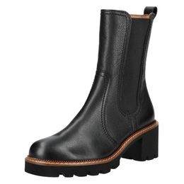 Paul Green Damen Stiefelette "Paul Green Stiefelette Leder/Textil", Gr. 36, schwarz, Leder, Textil, Schuhe