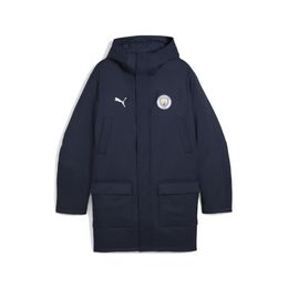 Puma Herren Parka "Manchester City Winter-Trainingsjacke Herren", blau, Gr. XS, Obermaterial: 100% Polyester. Futter: 100% Polyester. Taschenfutter: