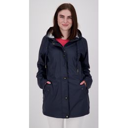ANKERGLUT Damen Regenjacke "Friesennerz ANKERGLUT HVN", blau, Gr. 34, Obermaterial: 100% Polyurethan; Futter: 100% Polyester, Jacken, auch in Großen