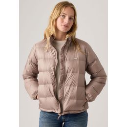 Levi's LEVI'S Damen Kurzjacke "WMS PACKABLE JACKE", beige, Gr. L, Web, Obermaterial: 100% Polyamid, Jacken, mit Taschen