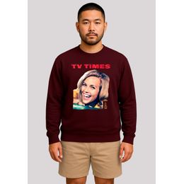 F4NT4STIC Herren Sweatshirt "TV Times Honor Blackman 1964 Cover", braun, Gr. M, Obermaterial: 80% Baumwolle, 20% Polyester, Sweatshirts, Premium