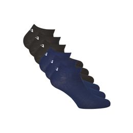 Fila Damen Sneakersocken "Socken 6er Pack", Gr. 43, schwarz, Obermaterial: 75% Baumwolle CO. 23% Polyester PES. 2% Elasthan EL., Socken