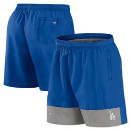 Fanatics M&auml;dchen Sporthose "Fanatics Shorts Los Angeles Dodgers Woven", blau, Gr. XXL, 100% Nylon, Hosen