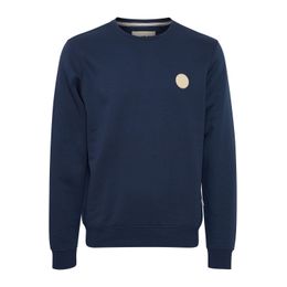 Blend Herren Longpullover "Sweatshirt BHSweatshirt", blau, Gr. L, Obermaterial: 50% Baumwolle CO. 50% Polyester PES., Sweatshirts
