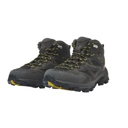 Jack Wolfskin Herren Wanderschuh "VOJO TOUR TEXAPORE MID M", Gr. 41, grau, Leder, Textil, Schuhe, Wasserdicht, Trekkingschuh