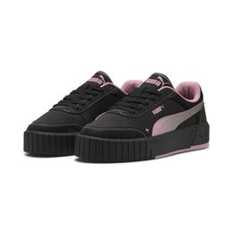 Puma Damen Sneaker "Carina Mia Satin Princess Sneakers Damen", Gr. 37, schwarz, Obermaterial: Textil, Kuhleder, Synthetik; Futter: Textil;