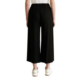 Marc O'Polo Damen Culotte, schwarz, Gr. M, MARC O'POLO DENIM, Web, Obermaterial: 97% Viskose, 3% Elasthan, Hosen
