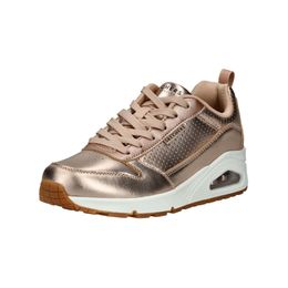Skechers Damen Sneaker "Skechers Sneaker Leder", Gr. 38, gold, Leder, Schuhe