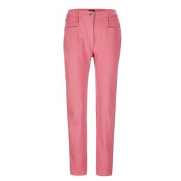 GOLDNER Damen Regular-fit-Jeans "Lange Hose SARA mit Formbund", orange, Gr. 38, Obermaterial: 99% Baumwolle CO. 1% Elasthan EL., Jeans