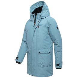 STONE HARBOUR Herren Wintermantel "Netaan XX"graublau, Gr. L, Obermaterial: 100% Polyester. Innenfutter: 100% Polyester. Wattierung: 100% Polyester.