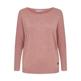 oxmo Damen Strickfleece-Pullover "Strickpullover OXHerdis", rosa, Gr. XL, Obermaterial: 80% Viskose CV. 20% Nylon NY., Pullover